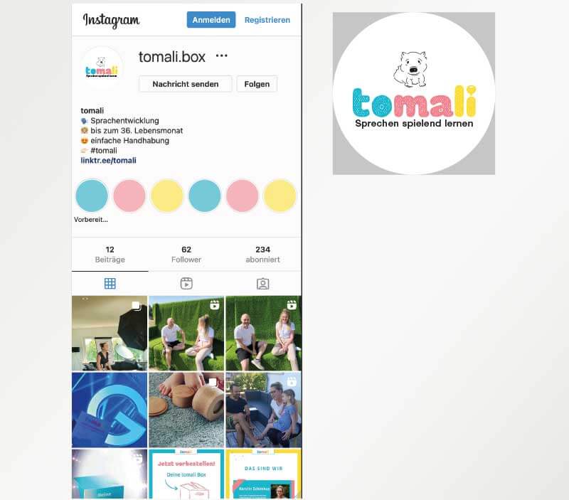 Webshop tomali.de – milkycode